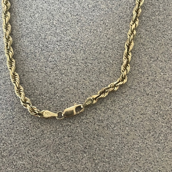 Accessories | 1k Solid Gold Rope Chain | Poshmark